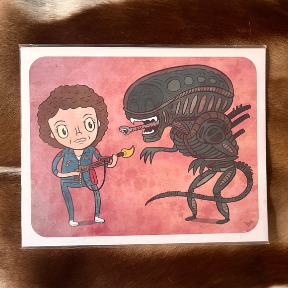 ny comic con | Art | Alien Ridley Scott Handmade Cartoon Chibistyle ...